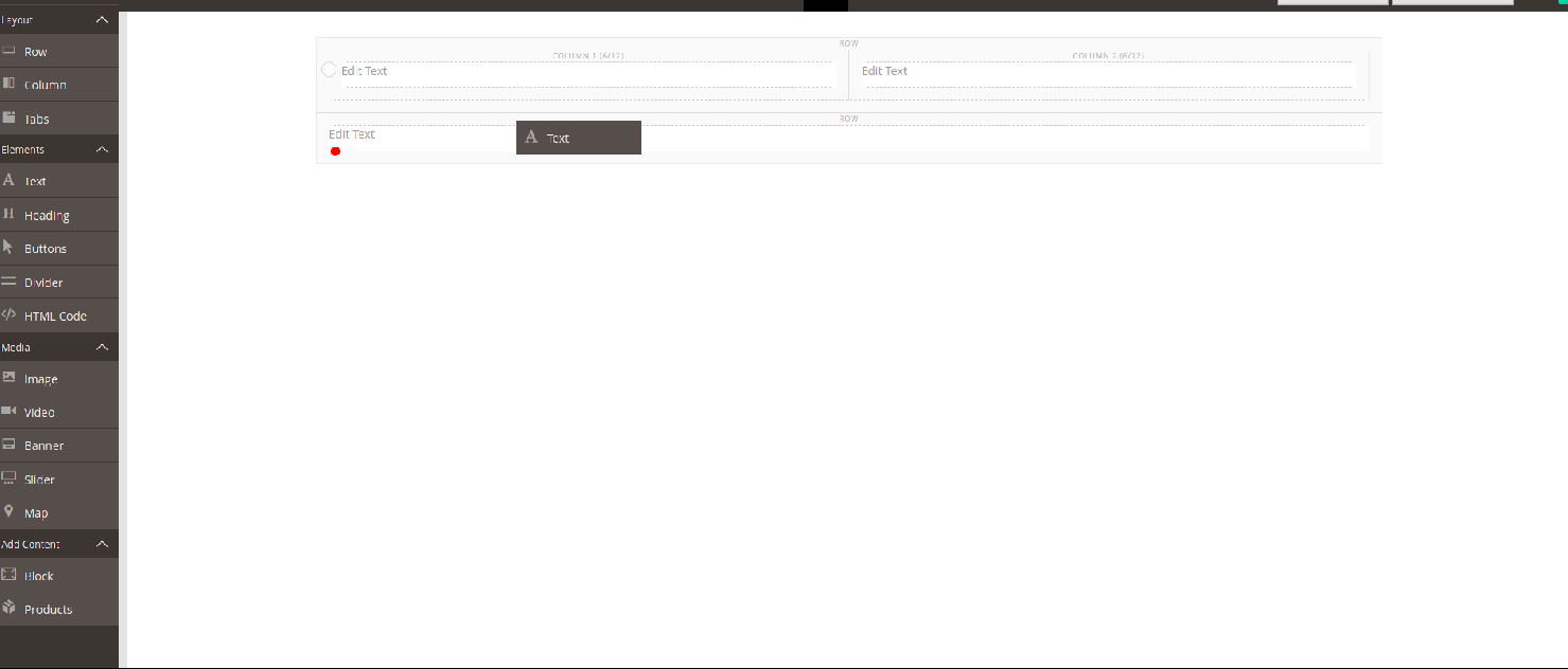 Magento 2のページビルダー機能について - Magento Owned Media By Maruweb